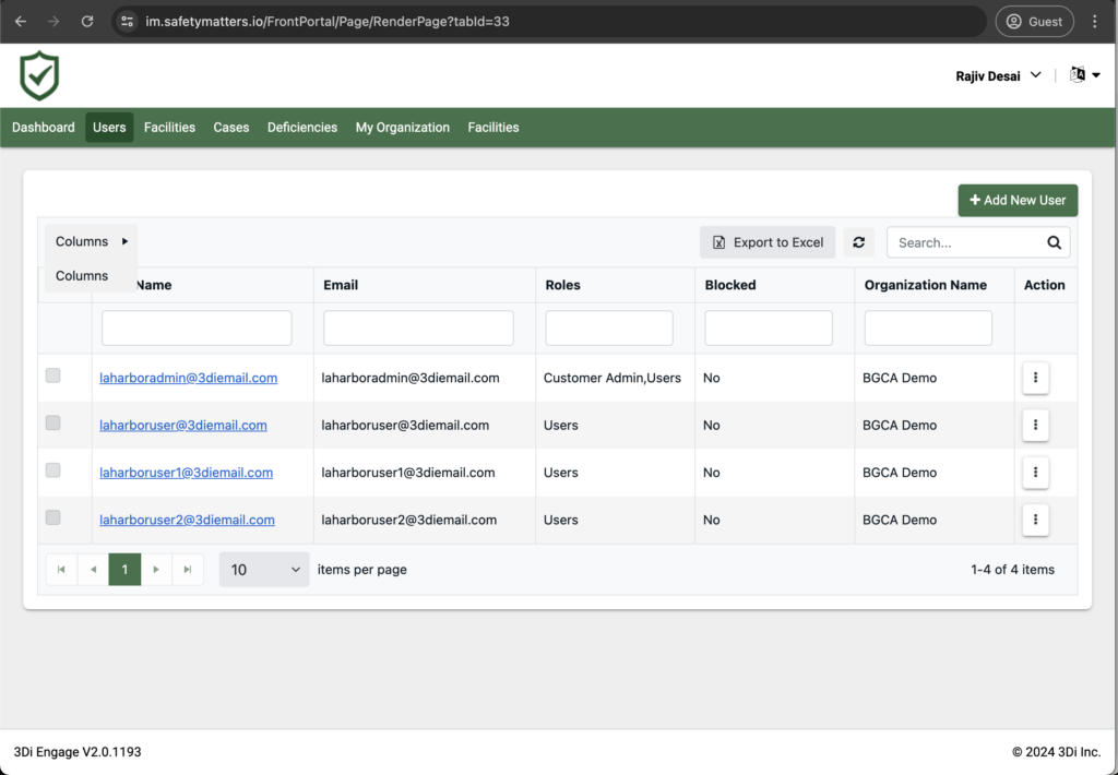 Adding Users on the Web Portal – Safety Matters App User Guide